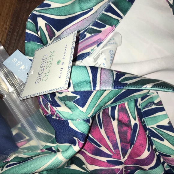 Sigrid Olsen | Dresses | Sigrid Olsen Upf Scalloped Hem Signature Golf ...